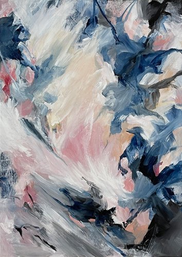 Ines Khadraoui, Trockenzeit, 2021, Acryl auf Leinwand bei Pamono kaufen