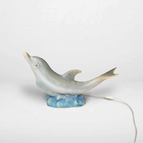 Vintage Children's Dolphin Lamp, 1990s for sale at Pamono