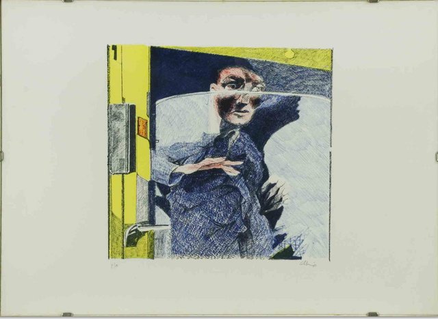 Ennio Calabria, Figures, 1970s, Lithograph for sale at Pamono
