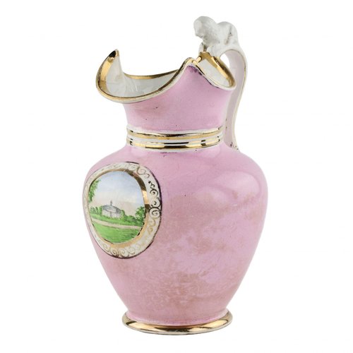 Vintage Pink Jug in Porcelain for sale at Pamono