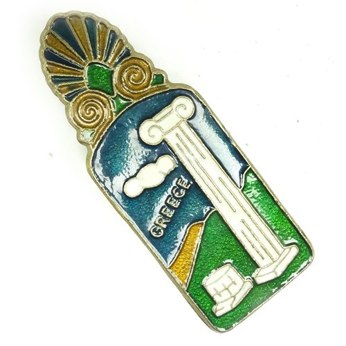 Greek Enamel Paper Clasp, 1950s for sale at Pamono