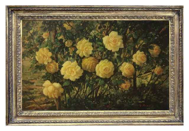 Giovanni Bonetti, Italian School Floral Still Life, Oil on Canvas, 2007 ...