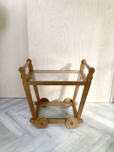 Dutch Oak Trolley, 1950s for sale at Pamono