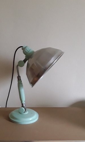 Deutsche Verstellbare Art Deco Schreibtischlampe mit mintgrünem ...