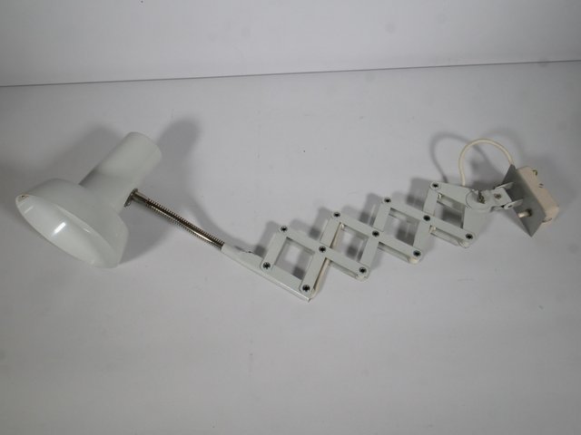 Mid-Century Model 107 Scissor Wall Light with Swan Neck from SIS, 1960s ...