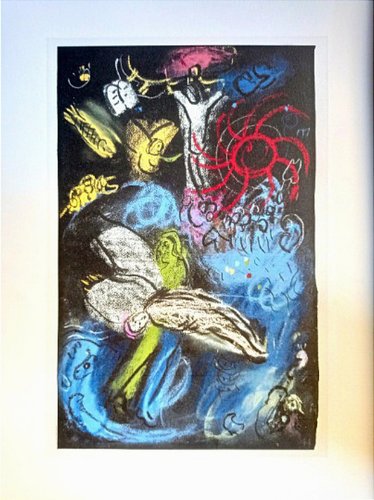 Marc Chagall, Creation of Man, 1986, Lithograph for sale at Pamono