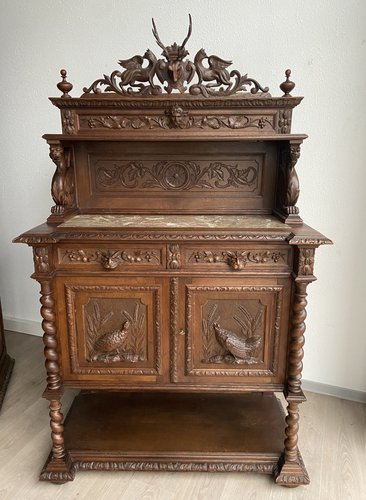 Louis XIII Hunting Cabinet, 1880s for sale at Pamono