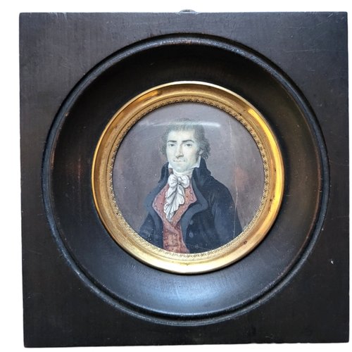 Portrait of a European Gentleman, 18th Century, Painting, Framed for ...
