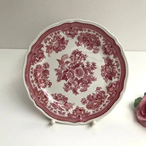 Vintage Red Fasan Porcelain Plate from Villeroy & Boch, 1970s for sale ...