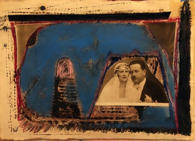 Peter Hofmann Gir, the Gaze, 2018, Collage on Paper for sale at Pamono