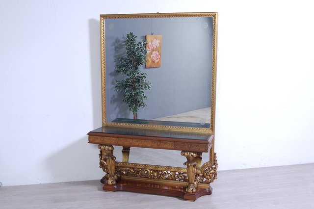 Large Liberty Mirror with Gilt Frame for sale at Pamono