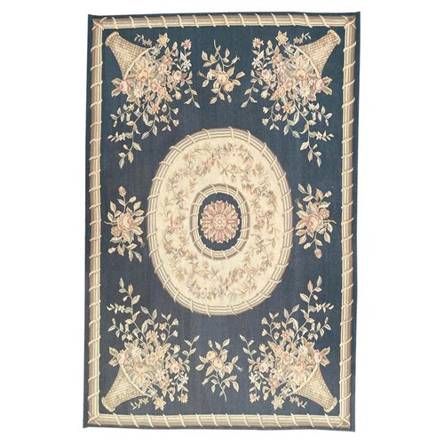 Handwoven Aubusson Style Rug, 2000s for sale at Pamono