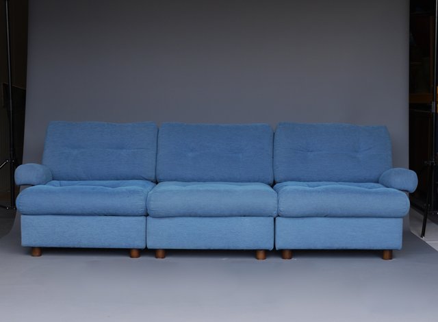 Canapé 3 Places Modulaire de Leolux, 1980s, Set de 3 en vente sur Pamono