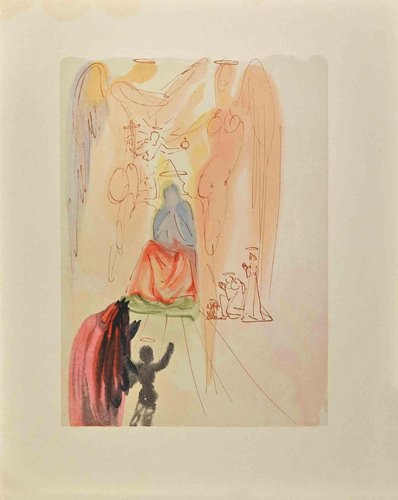 Salvador Dali, The Divine Comedy: Beatrice and the Triumph of the ...