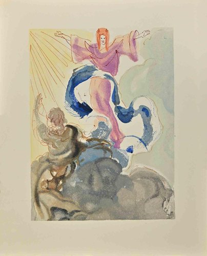 Salvador Dali, The Divine Comedy: Piccarda Donati, Holzschnitt, 1963 ...