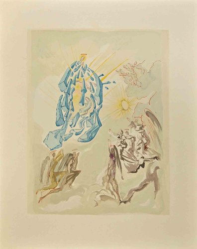 Salvador Dali, The Divine Comedy: Saint Peter, Song 24, Holzschnitt ...