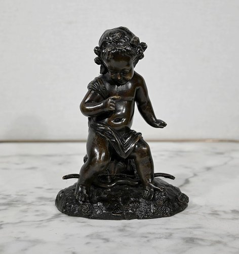 Bronze Sculpture Depicting Cupid for sale at Pamono