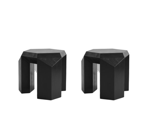 Sgabello Ode a tre gambe di Sizar Alexis, set di 2 in vendita su Pamono