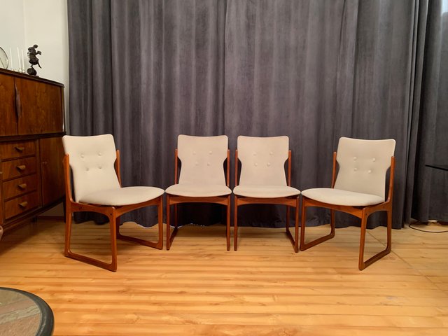 Chairs from Stolefabrik Vamdrup, Denmark, 1960s, Set of 4 for sale at ...