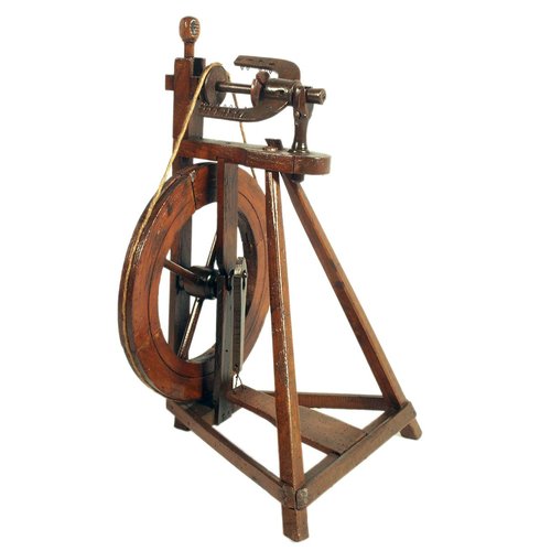 Tyrolean Spinning Wheel in Walnut, 1750s for sale at Pamono