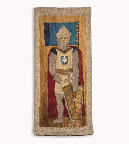 Large Mid-Century Norman Knight Wool Wall Hanging for sale at Pamono