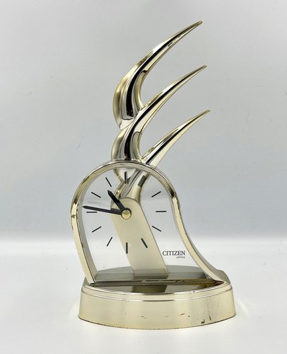 Postmodern Japan Citizen Table Clock, 1980s for sale at Pamono