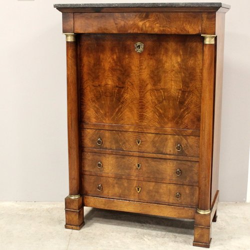 Ancient Empire Walnut Secretary for sale at Pamono
