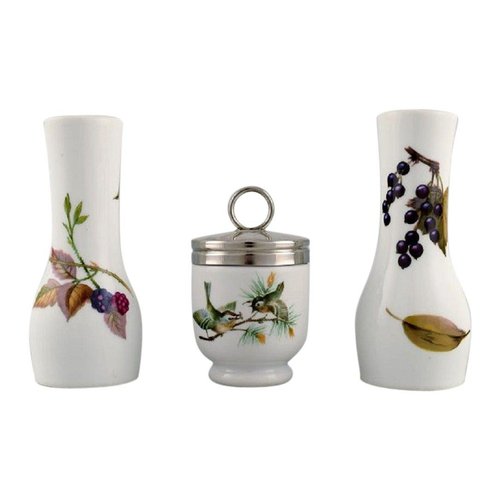 Evesham Mustard Jar and Salt and Pepper Shakers from Royal Worcester ...