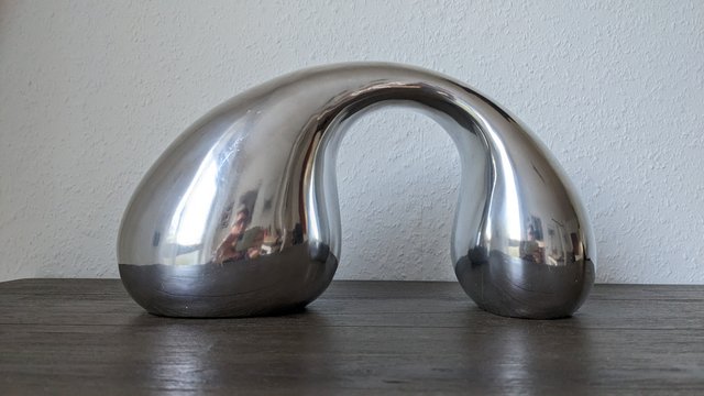 Biomorphic Sculpture Object in Aluminum by Eva & Peter Moritz for Ikea ...