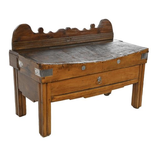Wooden Butcher's Block, 1800s for sale at Pamono