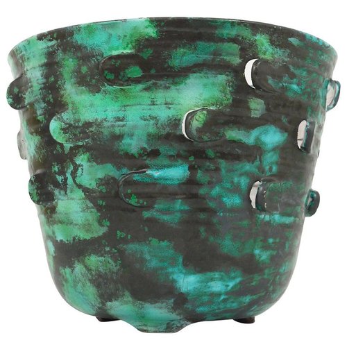Austrian Art Nouveau Ceramic Pottery Flower Pot by Michael Powolny ...