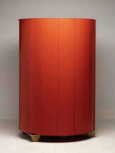 Round Carousel Wardrobe with Sliding Door, Italy, 1970s for sale at Pamono