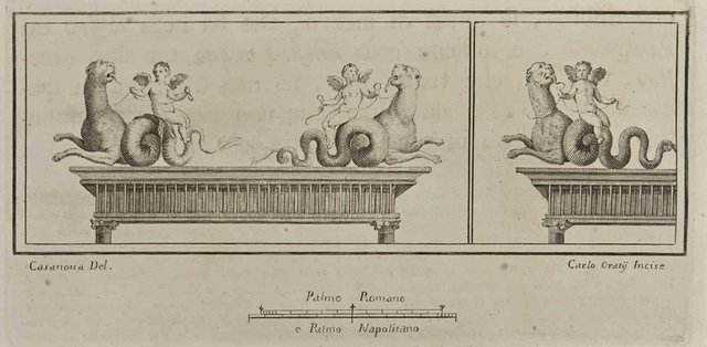 Carlo Oraty, Cupid Riding Sea Creatures, Etching, 18th Century for sale ...