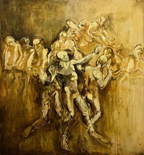 Salome Khubashvili, Different Shades of Human, 2019, Oil on Canvas for ...