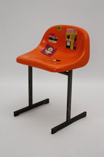 Orange Stadium Chair, 1970s for sale at Pamono