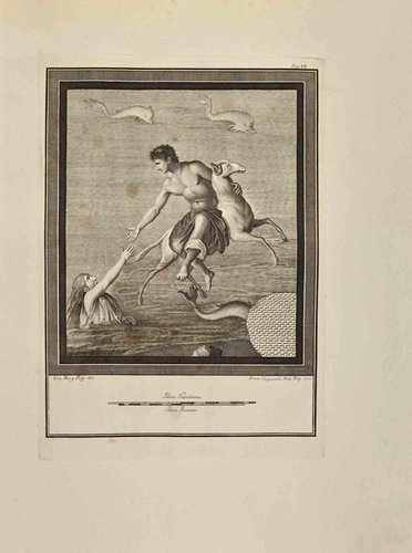 Francesco Cepparoli, Helle Reaching for Phrixus, Etching, 18th Century ...