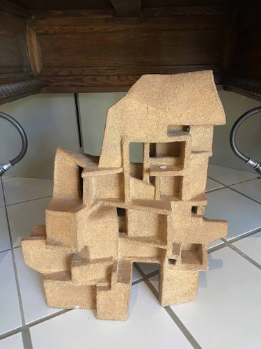 Vintage Geometric Sand Sculpture for sale at Pamono