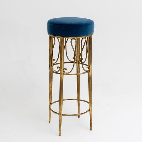 Mid-Century Barhocker im Stil von Maison Jansen, Frankreich bei Pamono ...