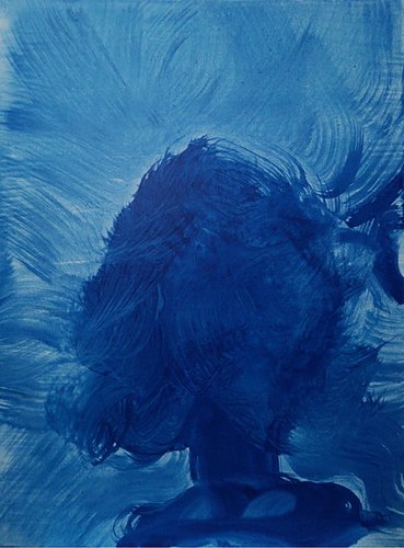 Udi Cassirer, Untitled, Head II, 2020, Acrylic on Canvas for sale at Pamono