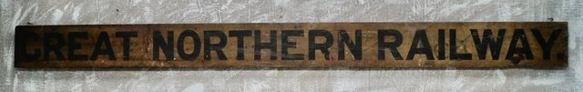 Large Victorian Great Northern Railway Platform Sign, 1890s for sale at ...