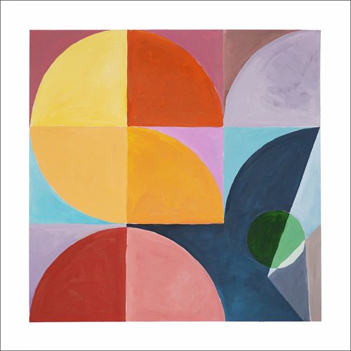 Natalia Roman, Caramel Summer Evening, 2023, Acryl auf Aquarellpapier bei Pamono kaufen