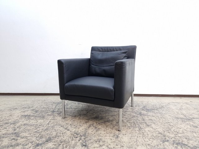 Fauteuil Jason 391 en Cuir de Walter Knoll en vente sur Pamono