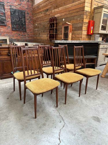 Vintage Chairs, 1960s, Set of 6 for sale at Pamono