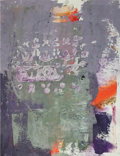 Maja Jiranek Violet Series Untitled I 21st Century Mixed Media On Canvas For Sale At Pamono