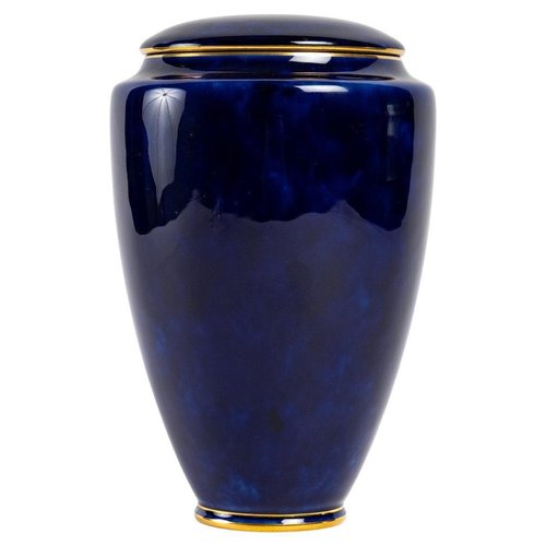 Art Deco Vase mit Deckel von The Manufacture De Sèvres bei Pamono kaufen