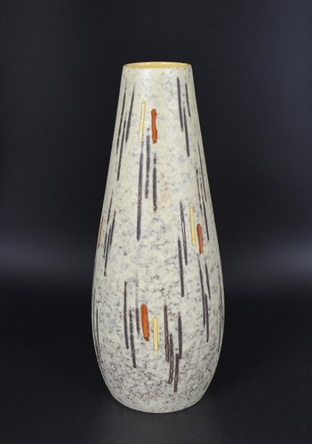 Mid-Century West German Pottery Model 529-50 Atomic Vase by Heinz Siery ...