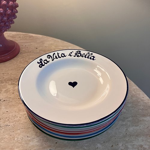 Kit 6 Dough Plates from Popolo, Set of 6 for sale at Pamono