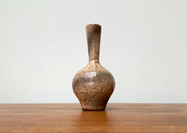 Mid-Century German Minimalist Studio Pottery Vase by Siegfried Gramann ...