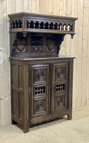 Buffet Breton en Châtaigner, 1950s en vente sur Pamono