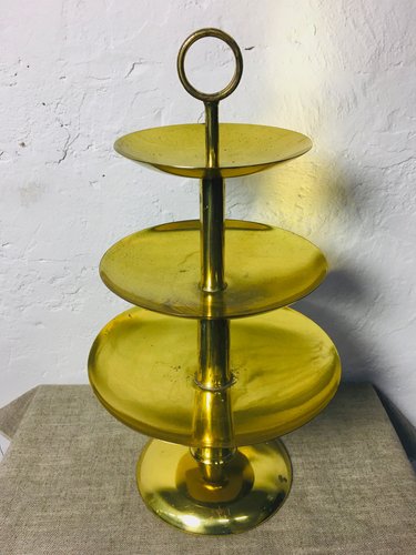 Mid-Century Lignifer 3-Tier Serving Stand, 1970s for sale at Pamono